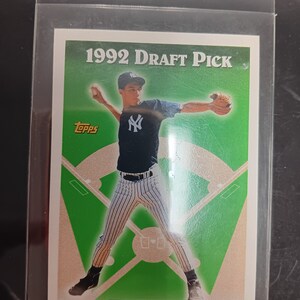 Derek Jeter 1992 Draft Card - Etsy