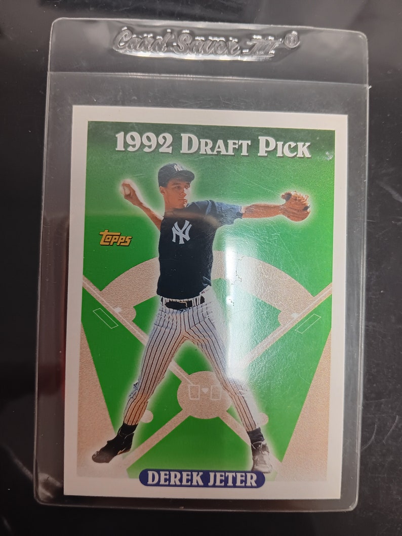 Derek Jeter 1992 Draft Card - Etsy