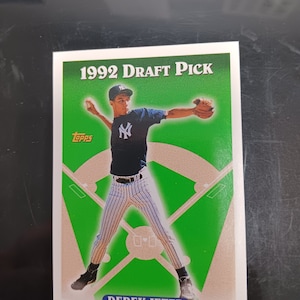 Derek Jeter 1992 Draft Card - Etsy