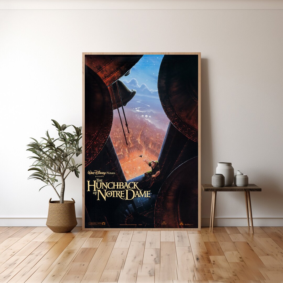 The Hunchback of Notre Dame Movie Poster Print Room Decor Movie Art ...