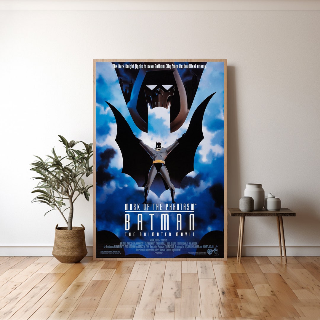 Batman Mask of the Phantasm Movie Poster Print Room Decor Movie Art ...
