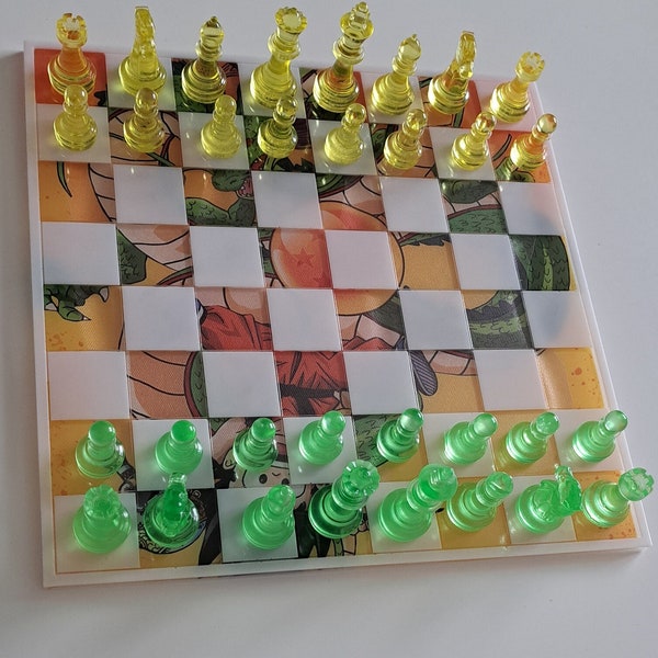 Dragon Ball Z Chess Set - Etsy