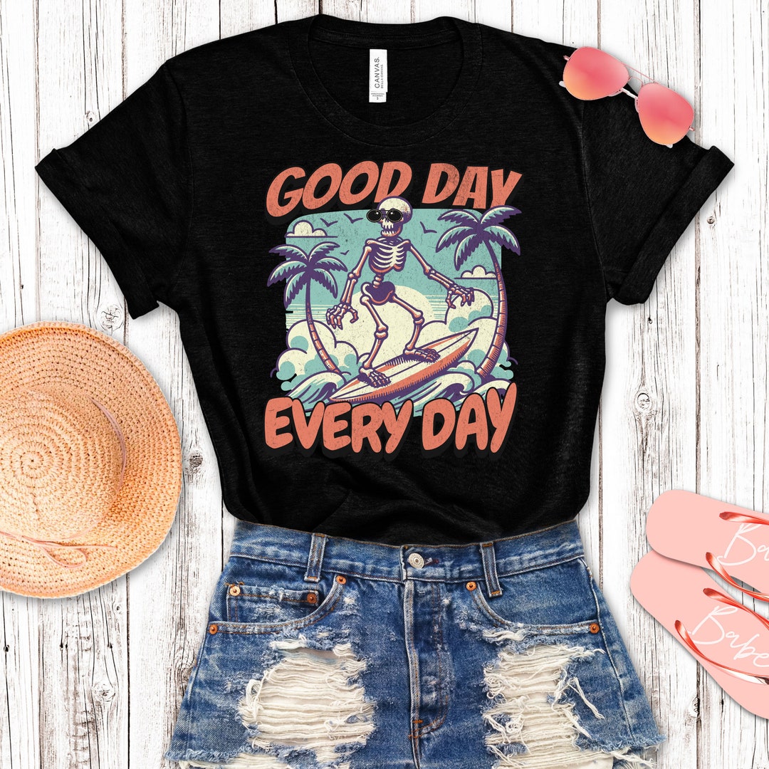 Guten Tag PNG, Sommer PNG, Skelett svg, Strand PNG, Surfbrett Wandkunst ...