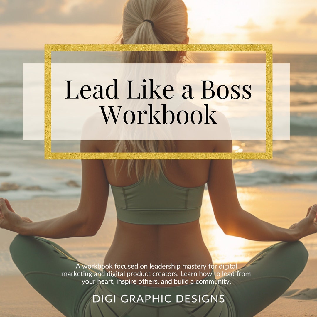 Template Workbook Canva, Leadership Workbook Gift, Digital Marketing ...