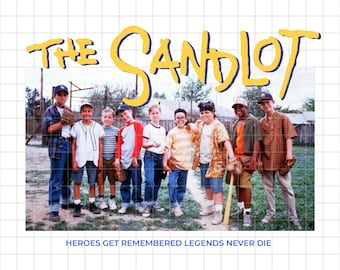 The Sandlot Inspired Design PNG: Vintage Baseball Design (digital File ...