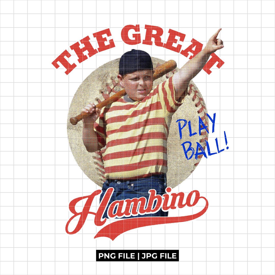 The Sandlot Inspired Design PNG: Vintage Baseball Design (digital File ...
