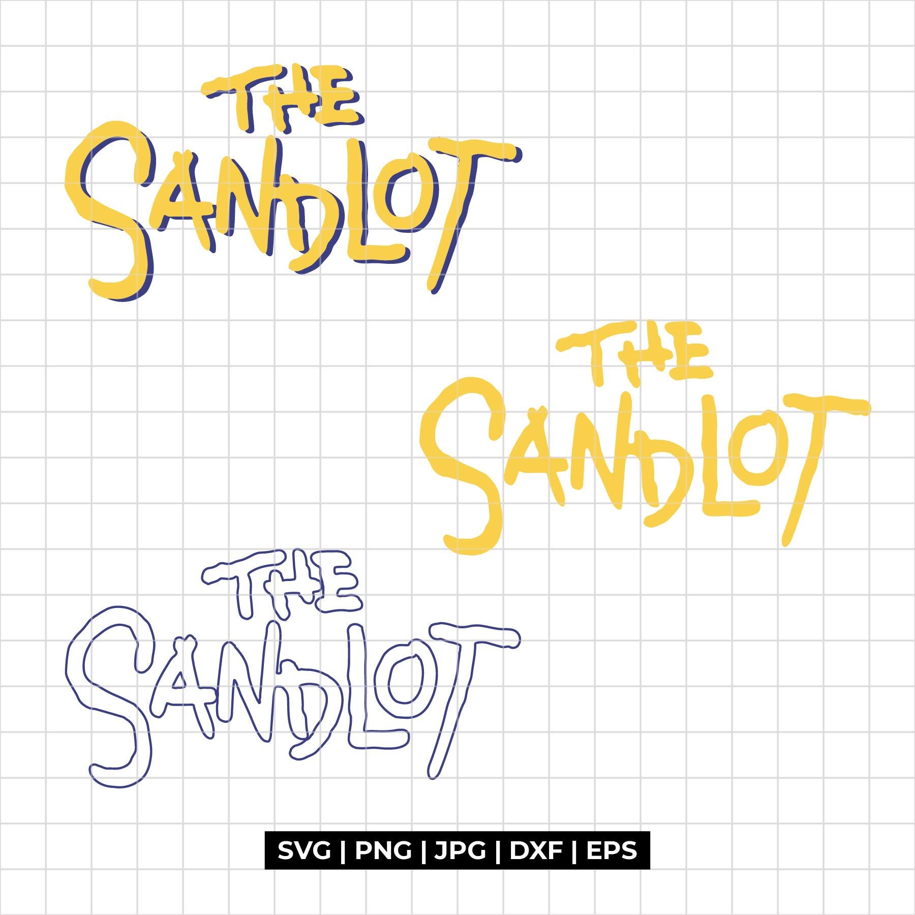 The Sandlot Inspired Design PNG: Vintage Baseball Design (digital File ...