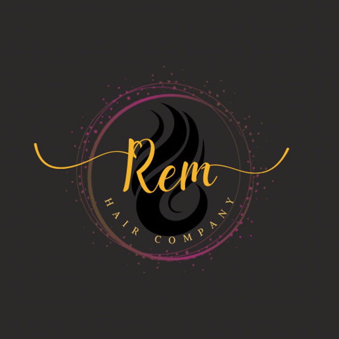Custom Luxury Hair Logo Design - Etsy