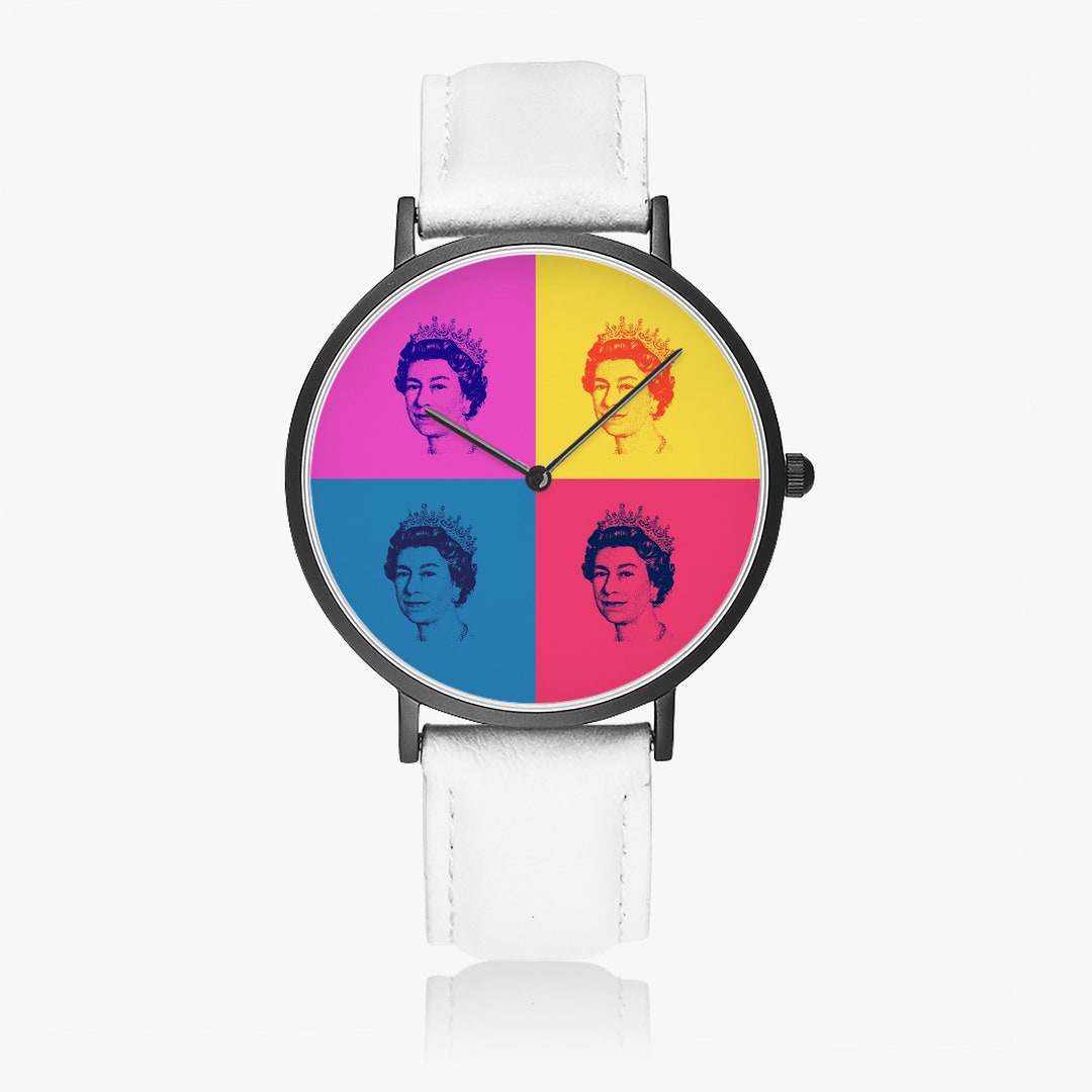 Queen Elizabeth II Watch Royal Portrait Pop Art Andy Warhol Inspired ...