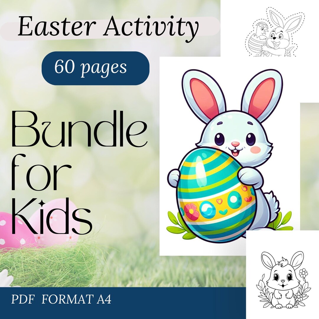 Printable Easter Preschool Activity Bundle,easter Homeschool, Printable ...