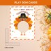 Thanksgiving Turkey Play Doh Cards: Printable Student Gift (digital ...