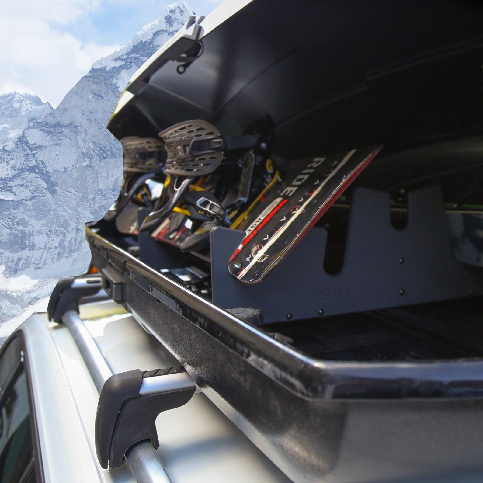 TRAPSKI Lowpro 2 S Ski and Snowboard Rack Insert for Rooftop Cargo Box ...