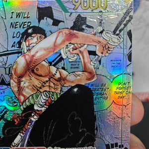 Roronoa Zoro Proxy One Piece OP TCG Custom Card English Japanese Manga ...