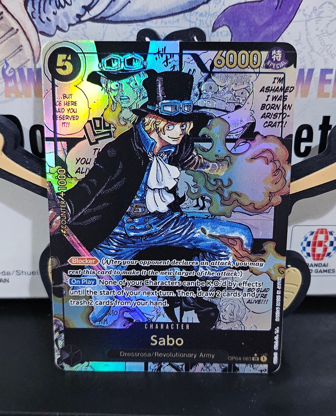 Sabo Proxy One Piece OP TCG Custom Card English Japanese Manga Version ...