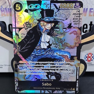 Sabo Proxy One Piece OP TCG Custom Card English Japanese Manga Version ...