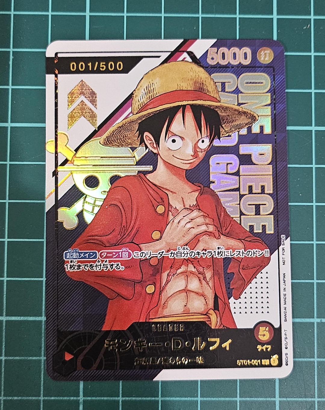 Serial Cards Luffy Ace Shanks Proxy One Piece OP TCG Custom Card ...
