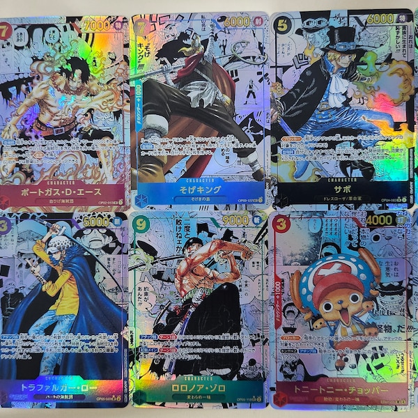 One Piece Card Japanese - Etsy