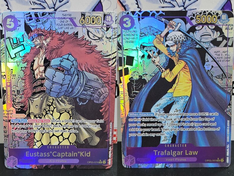 MIXED Set 2 X Proxy One Piece OP TCG Custom Card English Manga Version ...