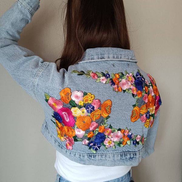 Boho Embroidery Jacket - Etsy