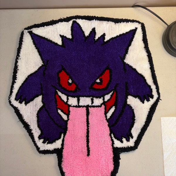 Gengar Rug - Etsy