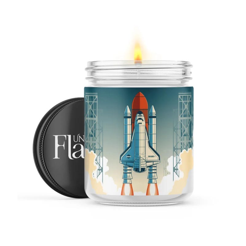 Rocket Candle - Etsy