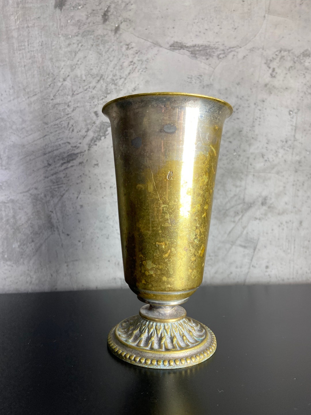 Brass Vase With Marks, Markings - Etsy