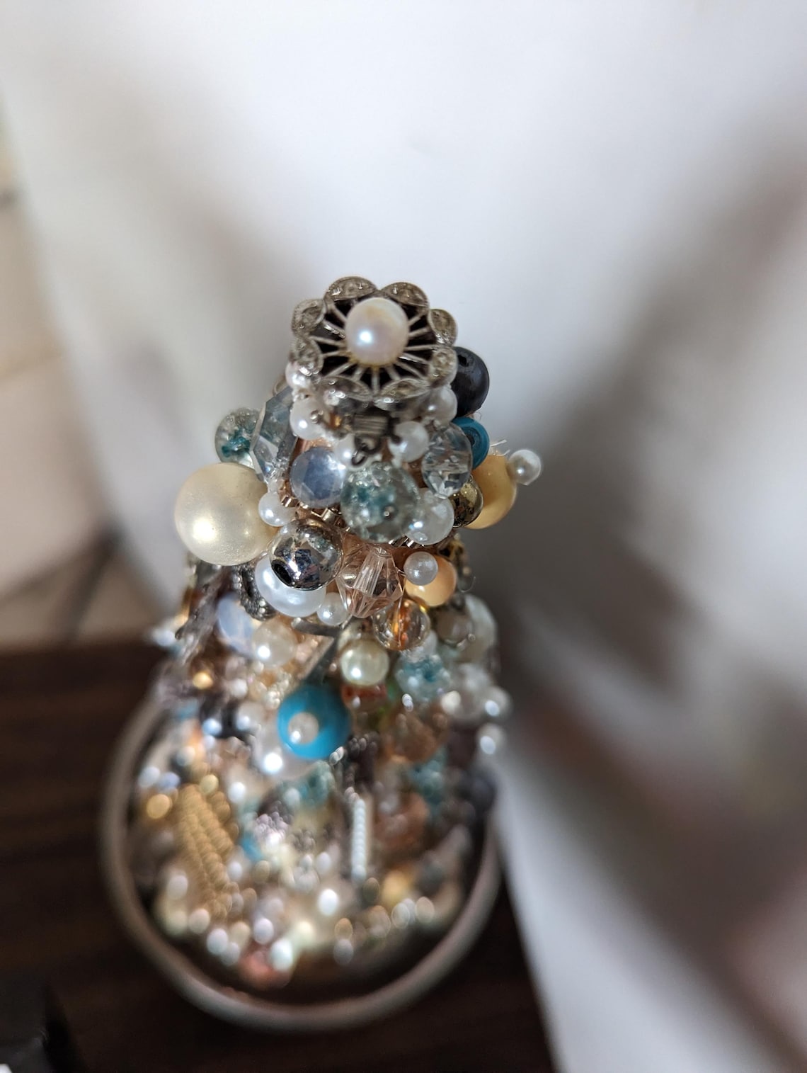 Jewelry Tree, Handmade, Vintage, Jewelry Art, Jeweled Tree, Tree Art ...