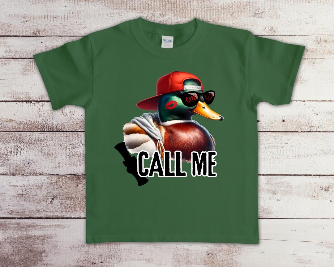 Valentine's Duck Call Me Duck Hunting Boys Xoxo Tshirt DTF - Etsy