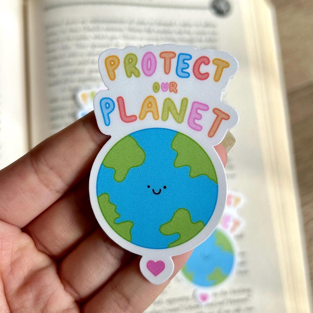 Protect Our Planet Earth Sticker - Etsy