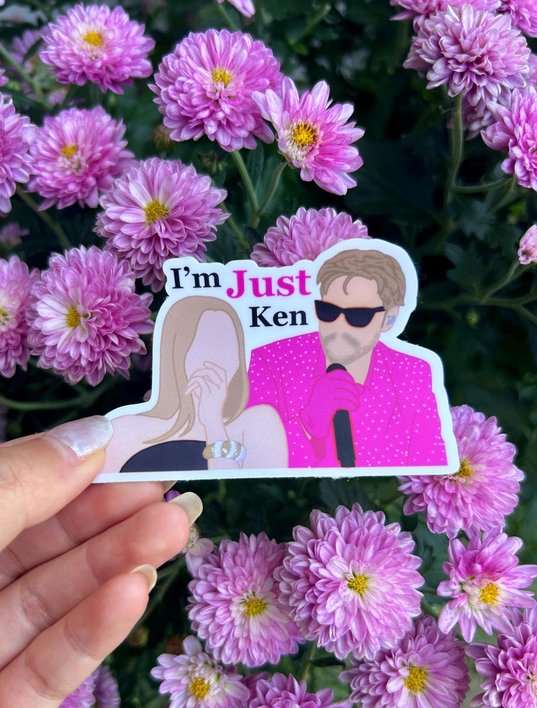 I'm Just Ken Oscars Performance Sticker - Etsy