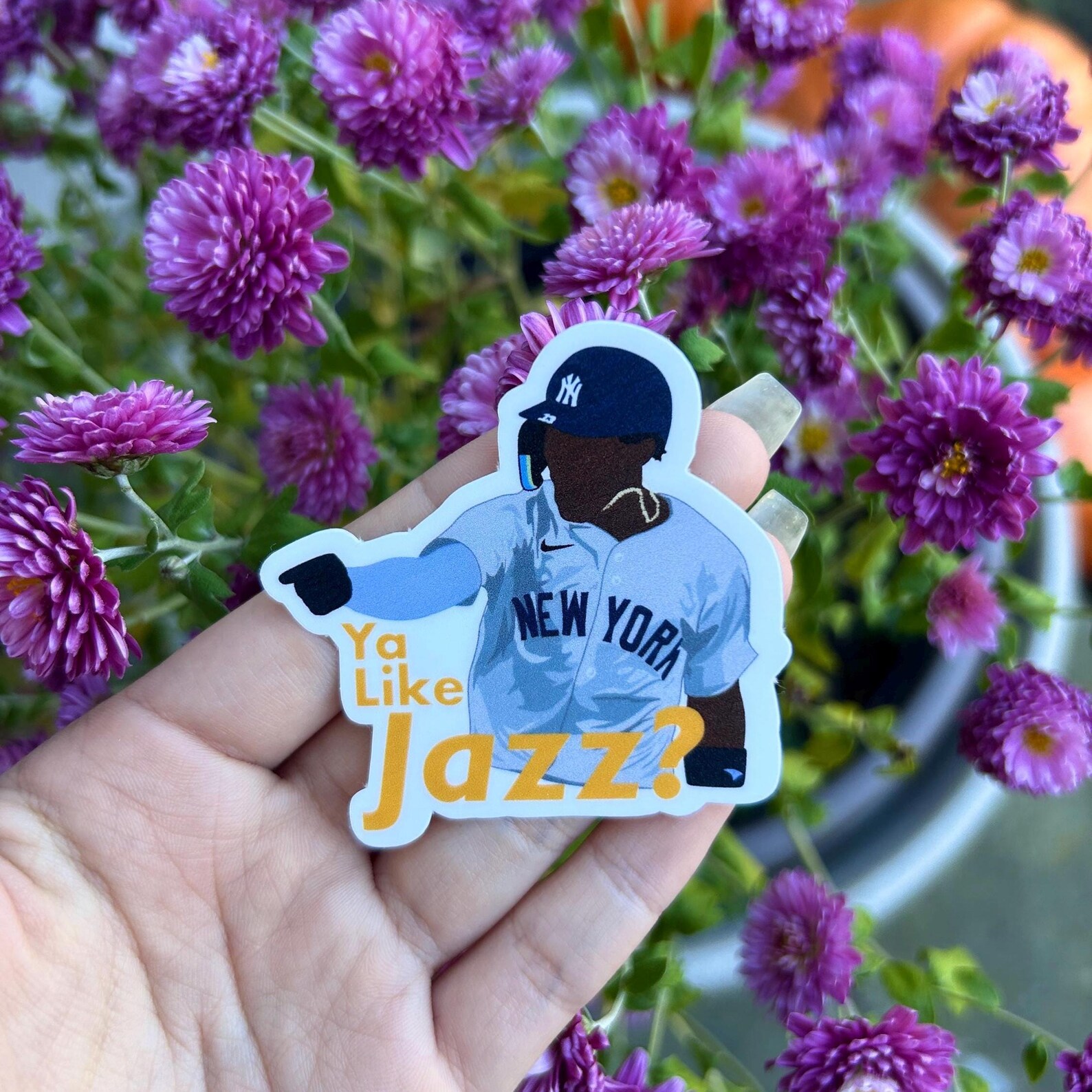 New York Yankees Stickers Aaron Judge All Rise Jazz Chisholm Jr ya Like ...