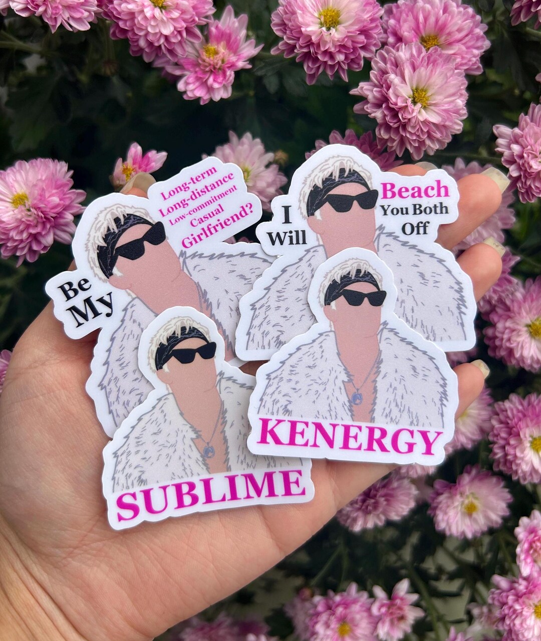 Ken Sticker Set, 4 Variations, Barbie Quotes - Etsy