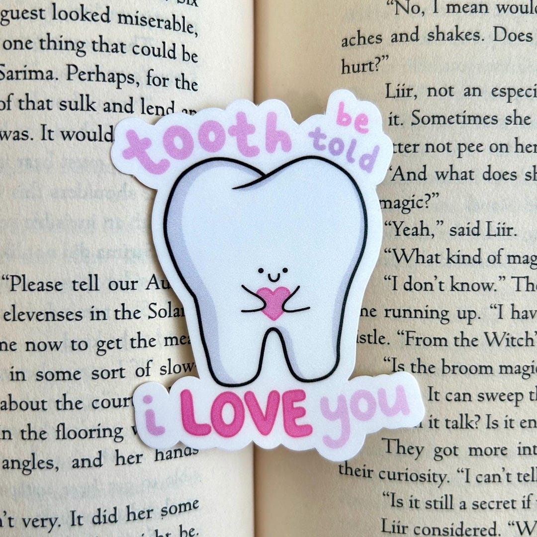 Tooth Be Told I Love You Sticker - Etsy