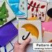 Tactile Felt Cards - Pattern & Sewing Tutorial for 10 Double Sided Felt ...