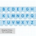 Alphabet Banner SVG Cut Files, DIY Bunting Template (digital Download ...