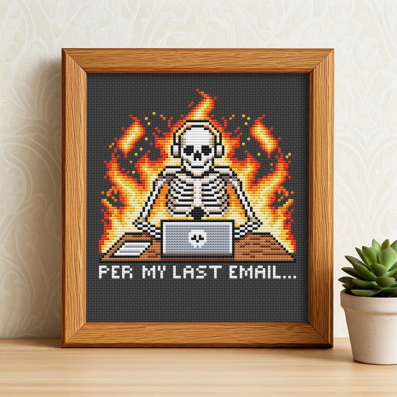 Cross Stitch Nerd Funny - Etsy UK