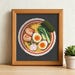 Ramen Cross Stitch Pattern, Food Embroidery, Kitchen Cross Stitch, Bowl ...