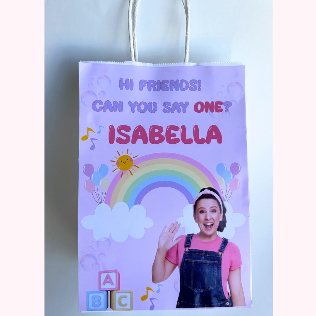 Ms.rachel Goodie Bags, Ms Rachel Treat Bag ,ms Rachel Favor Bags, Ms ...