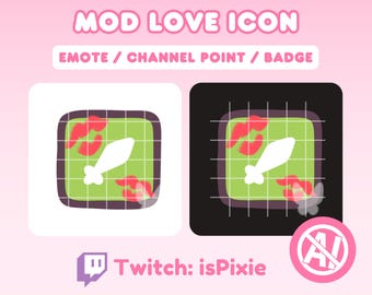 Mod Love Twitch Emote - Etsy