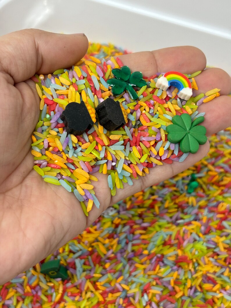 Sensory Bin- St. Patrick's Day- Montessori Learning, Open End Play-bin ...