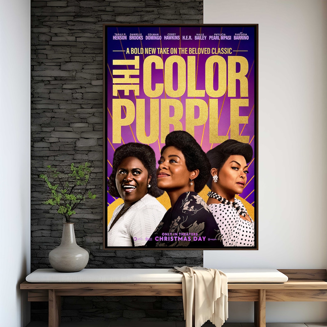 The Color Purple Movie Poster Movie Art Wall Decor Film Fan ...