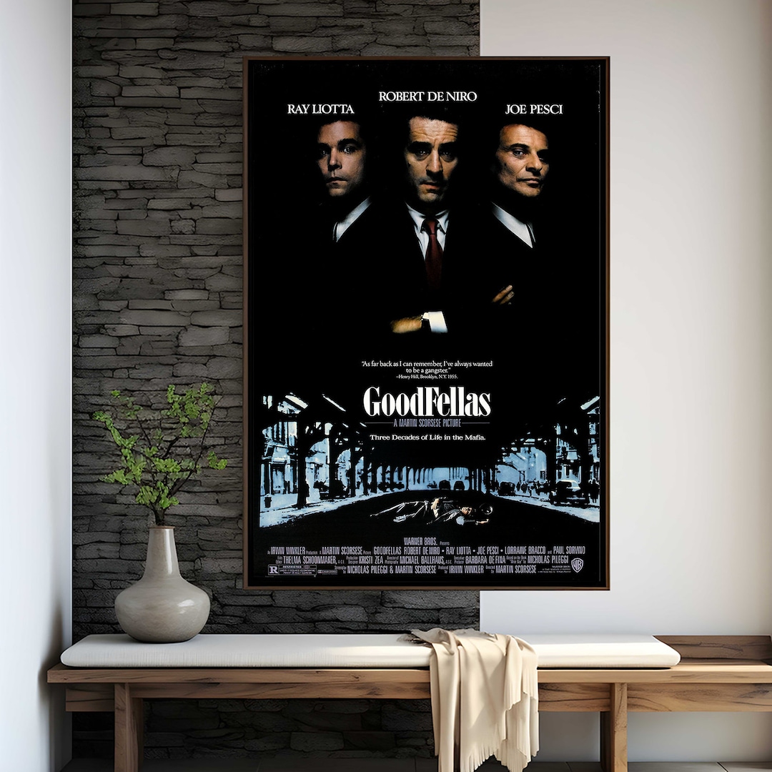 Goodfellas Movie Poster | High Quality Print | Movie Art | Wall Decor ...