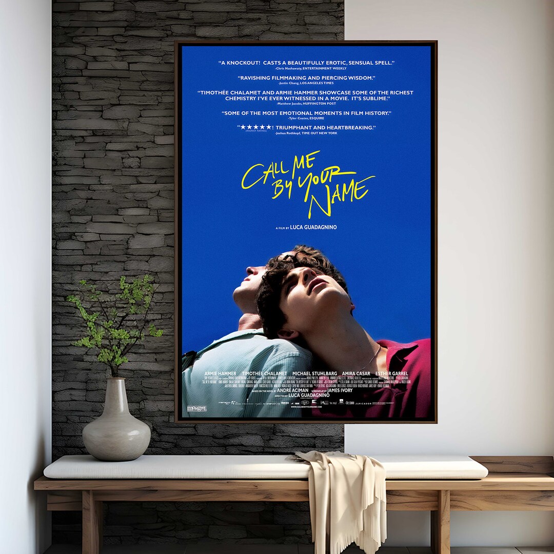 Call Me by Your Name Movie Poster High Quality Print Movie Art Wall Decor Film Fan Collectibles ...