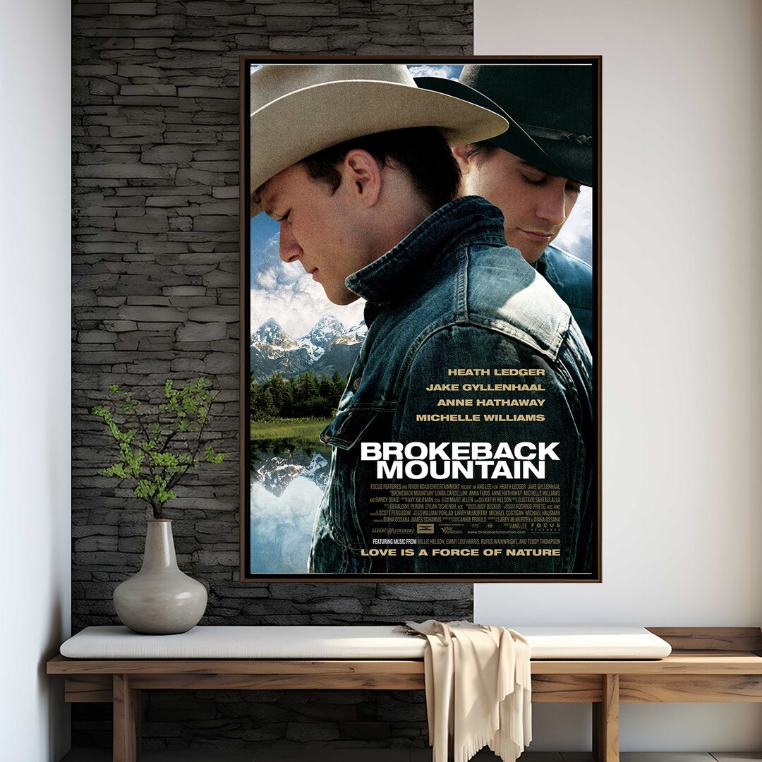Brokeback Mountain Movie Poster | High Quality Print | Movie Art | Wall ...