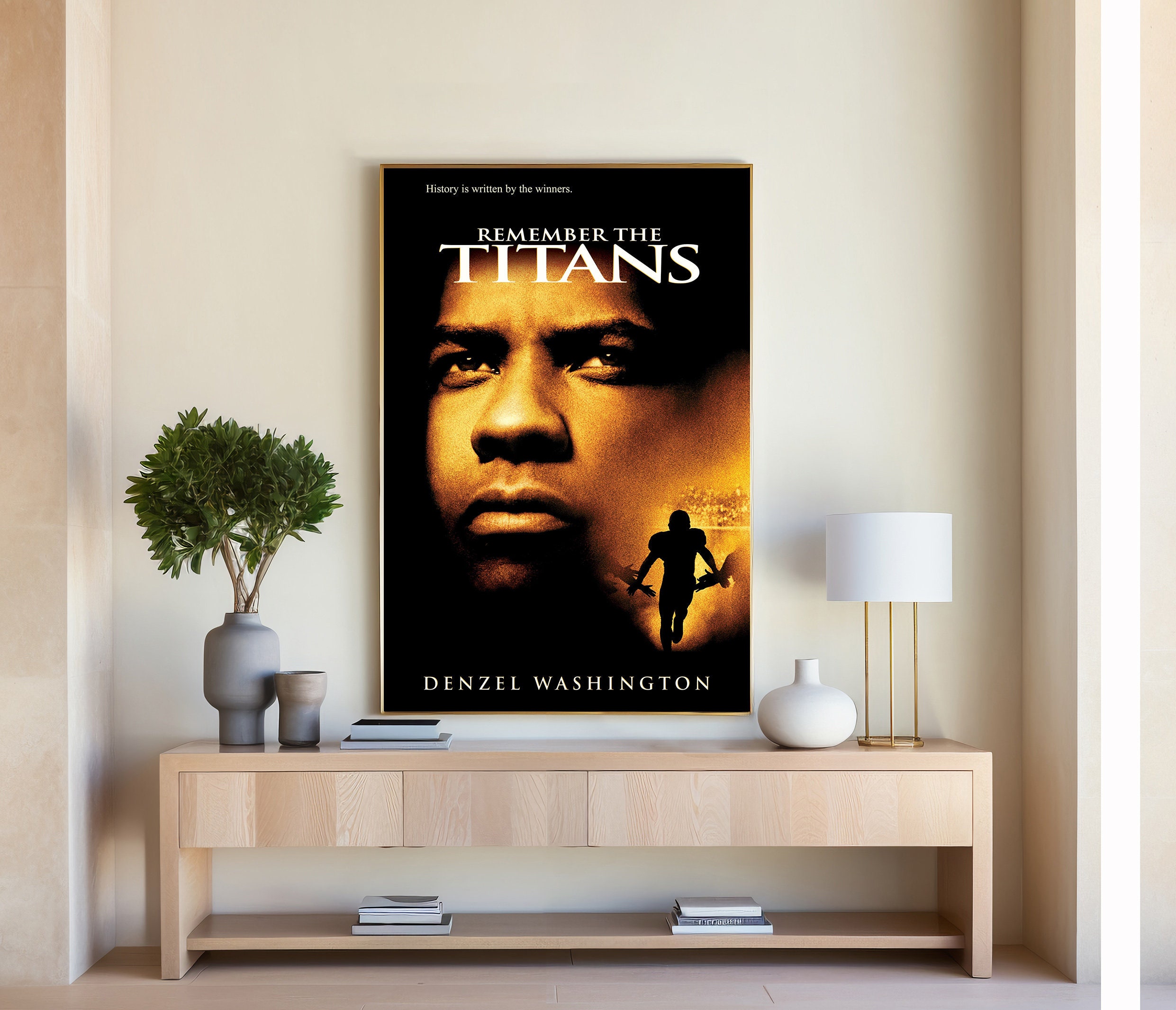 Remember the Titans Movie Poster | High Quality Print | Movie Art ...