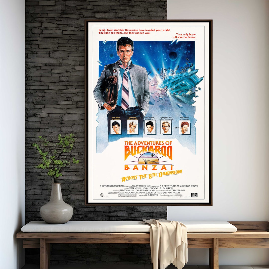 The Adventures of Buckaroo Banzai Across the 8th Dimension Movie Poster ...