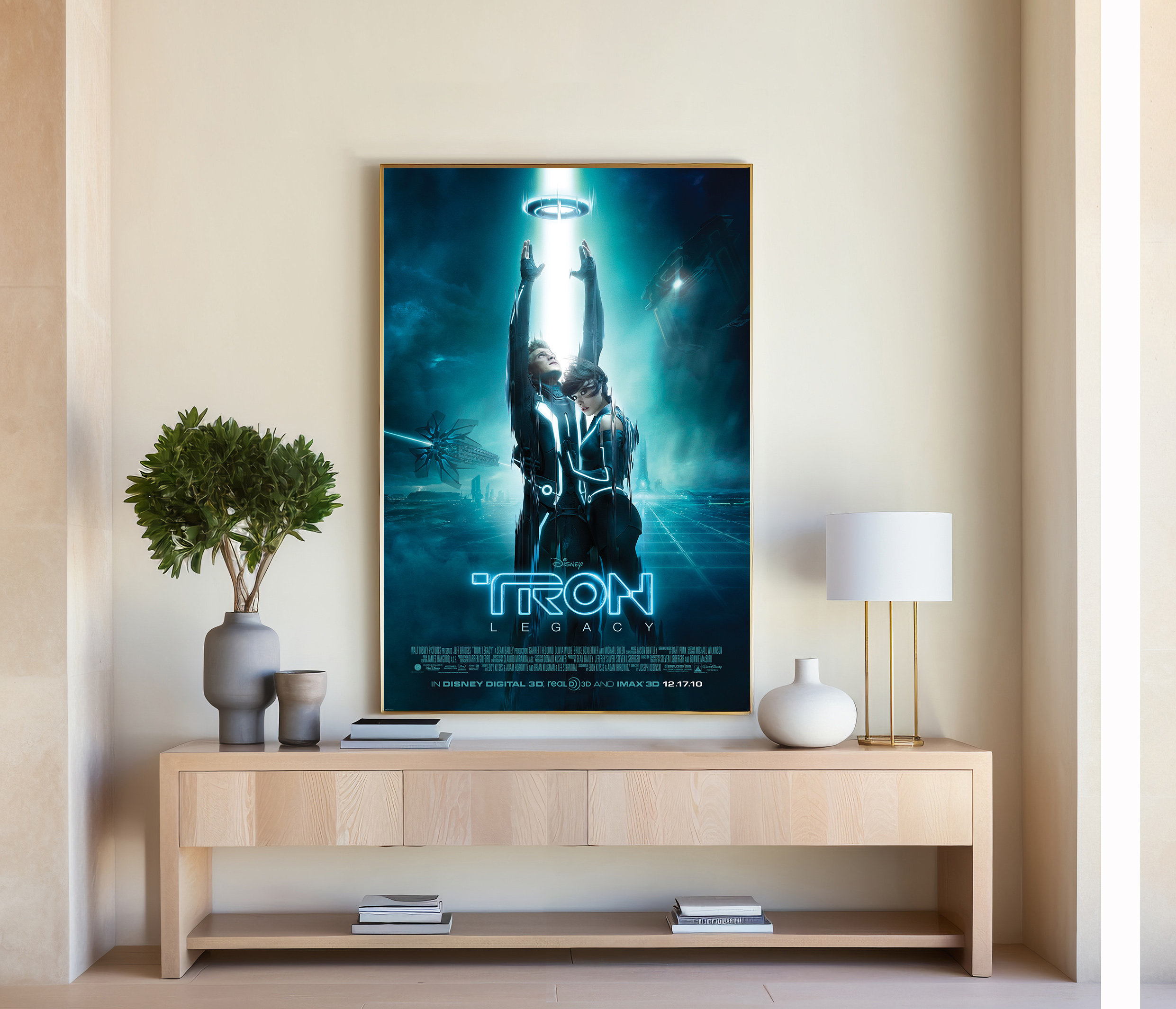TRON Legacy Movie Poster | High Quality Print | Movie Art | Wall Decor ...
