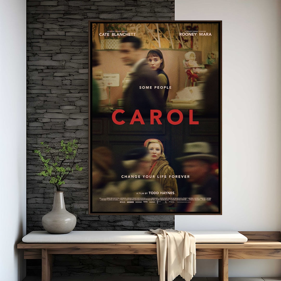 Carol Movie Poster | High Quality Print | Movie Art | Wall Decor | Film ...
