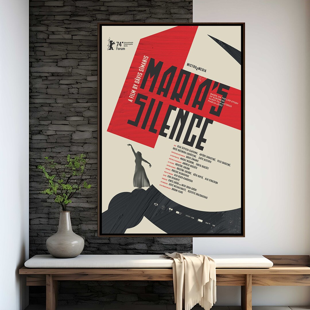 Maria's Silence Movie Poster | High Quality Print | Movie Art | Wall ...