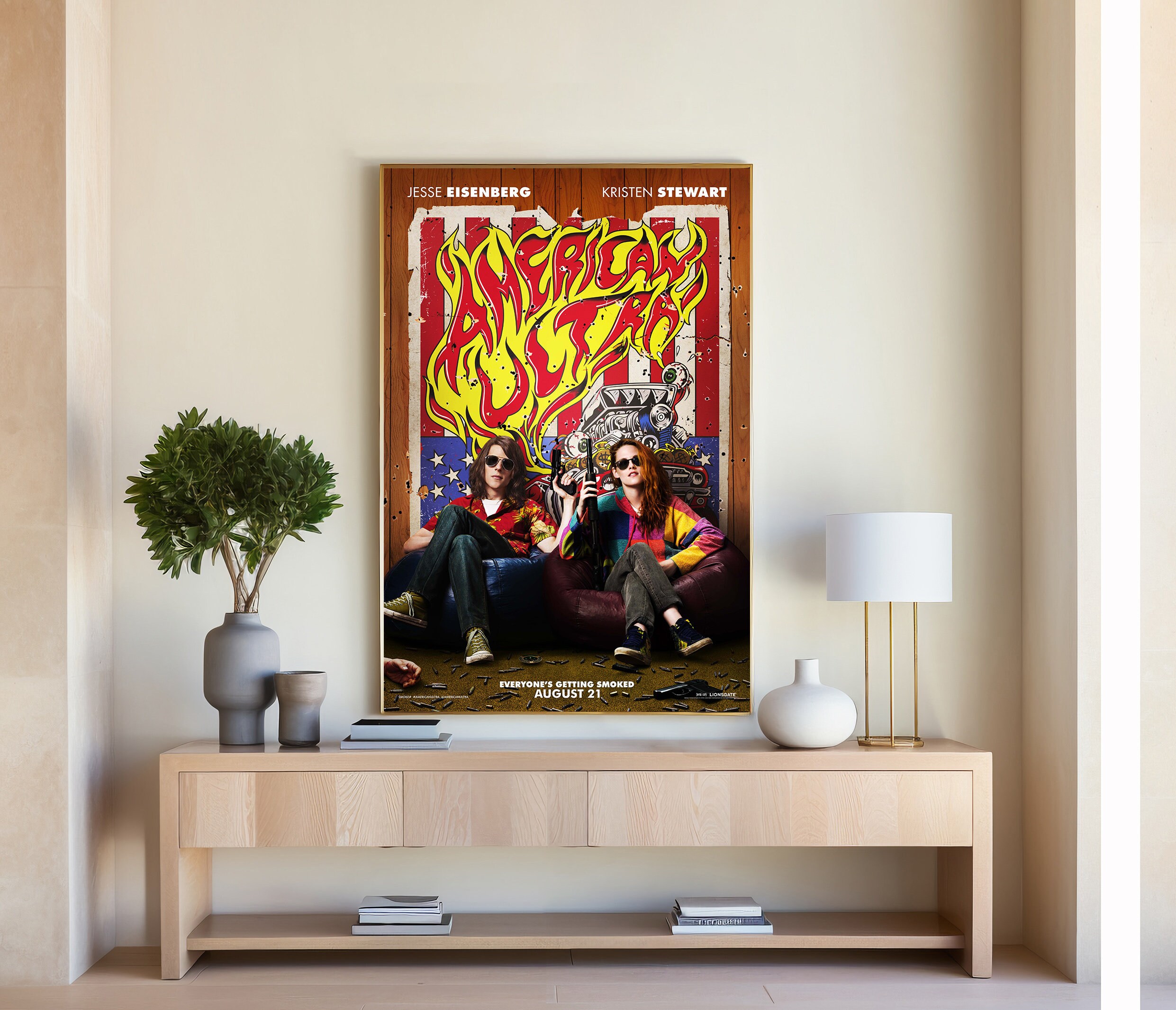 American Ultra Movie Poster | High Quality Print | Movie Art | Wall ...